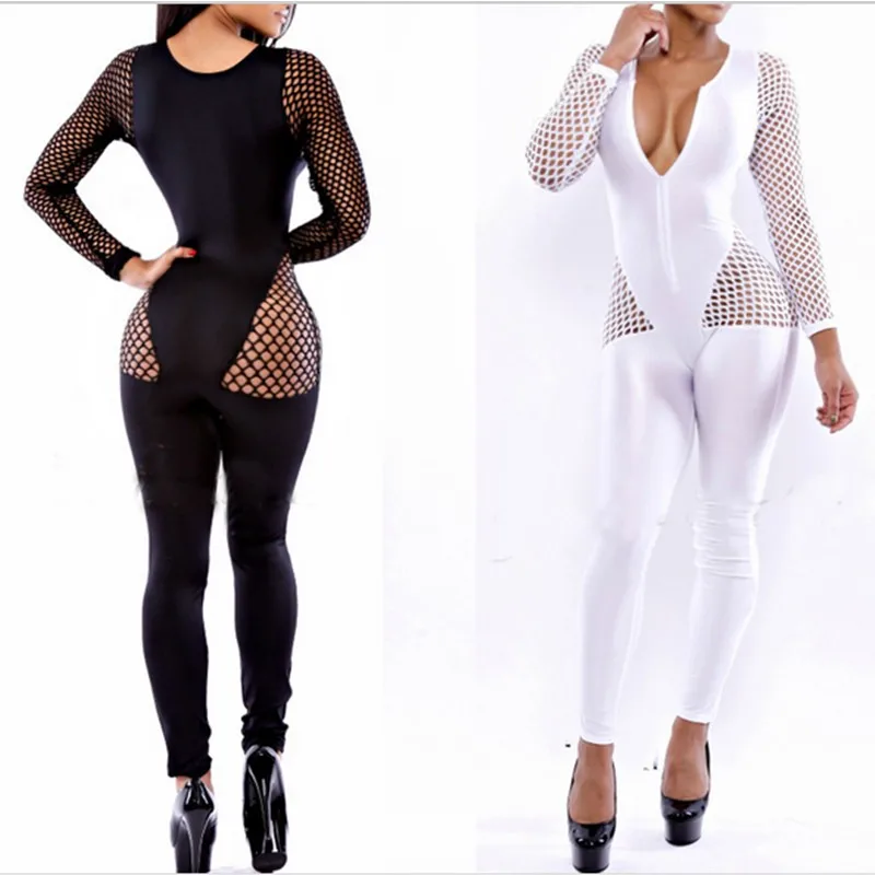 Sexy Long Sleeve Bodysuits Rompers One Size Best Crossdress And Tgirl Store