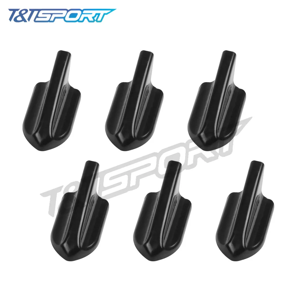 RYANSTAR RACING Universal Black Vortex Generators Front Bumper Shark ...