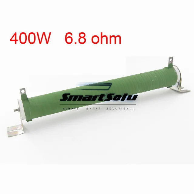 Good Quality Customized Green Fixed Type Pipe Resistance 400W 6.8 ohm ...