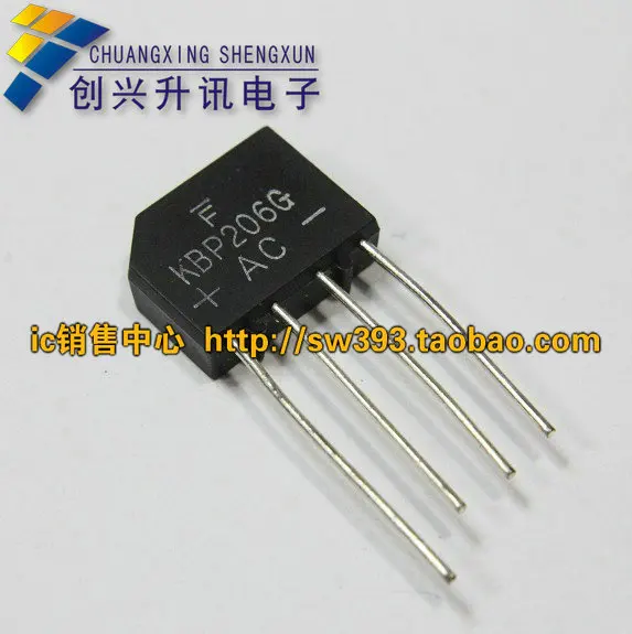 Free Delivery. KBP206G full bridge rectifier bridge 600 v 2 a KBP206 ...