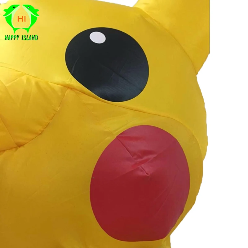 Inflatable Pikachu Costumes Halloween Cosplay Large Pokemon Mascot ...
