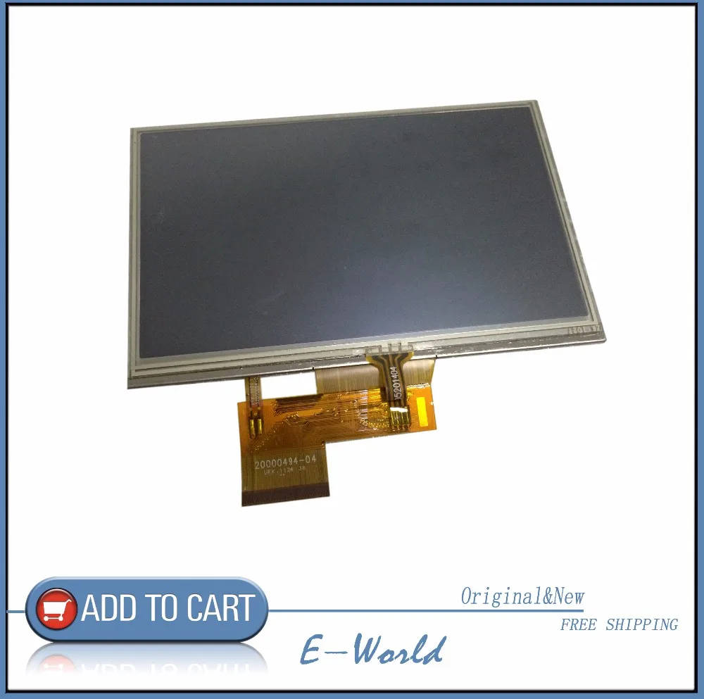 Original 4.3 inch LCD screen AT043TN24 V4 V.4 20000494-04 LCD display ...