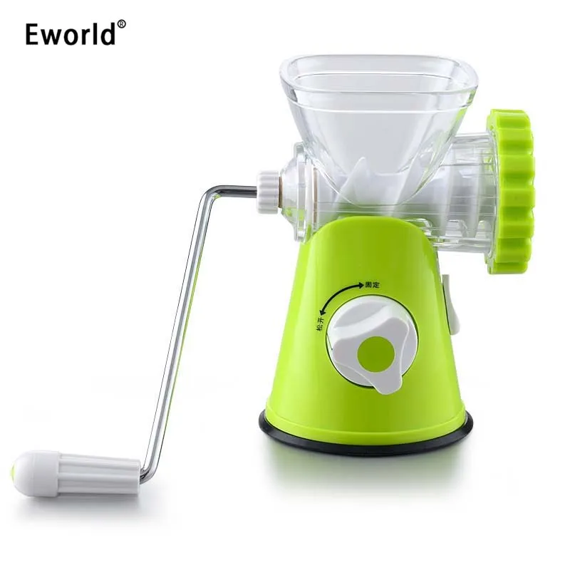 Eworld High Quality Manual Multifunction Screw Meat Grinder Stainless ...