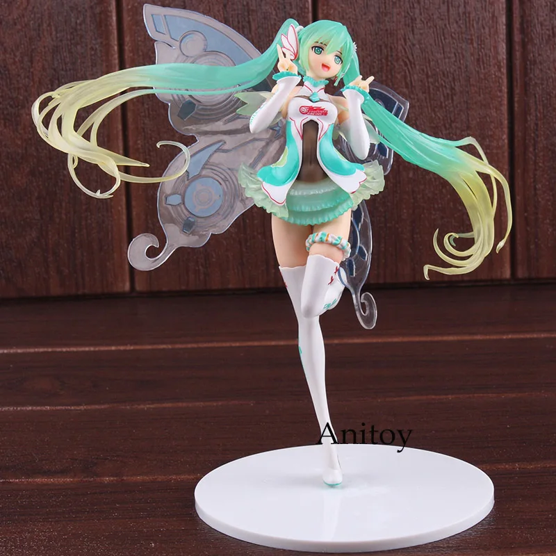 Hatsune Miku 2017 Racing Miku Tony PVC Anime Miku Hatsune Figurine ...