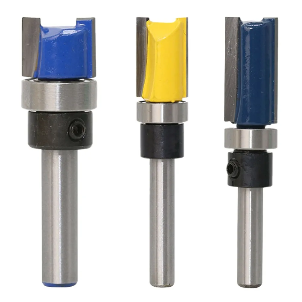 Flush Trim Router Bit Wood Cutter 1/4'' Shank Bearing Milling Cutters ...