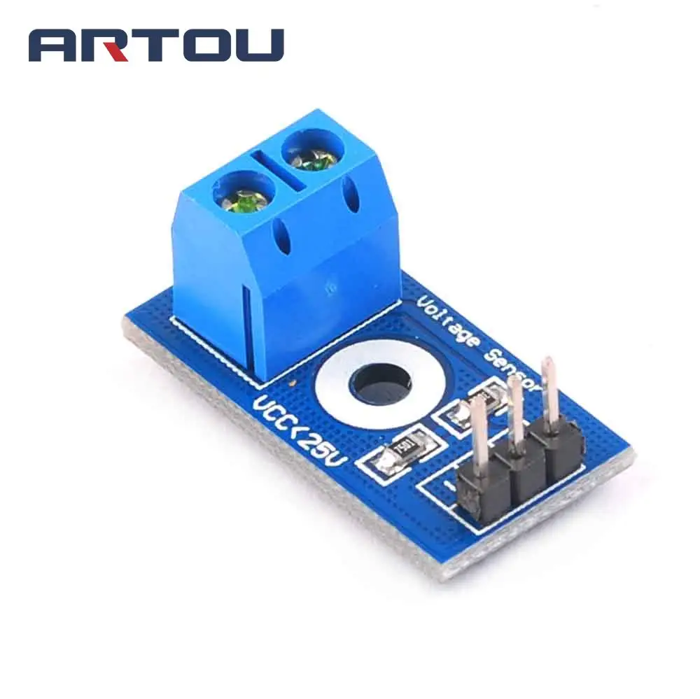 Smart Electronics DC 0-25V Standard Voltage Sensor Module Test ...