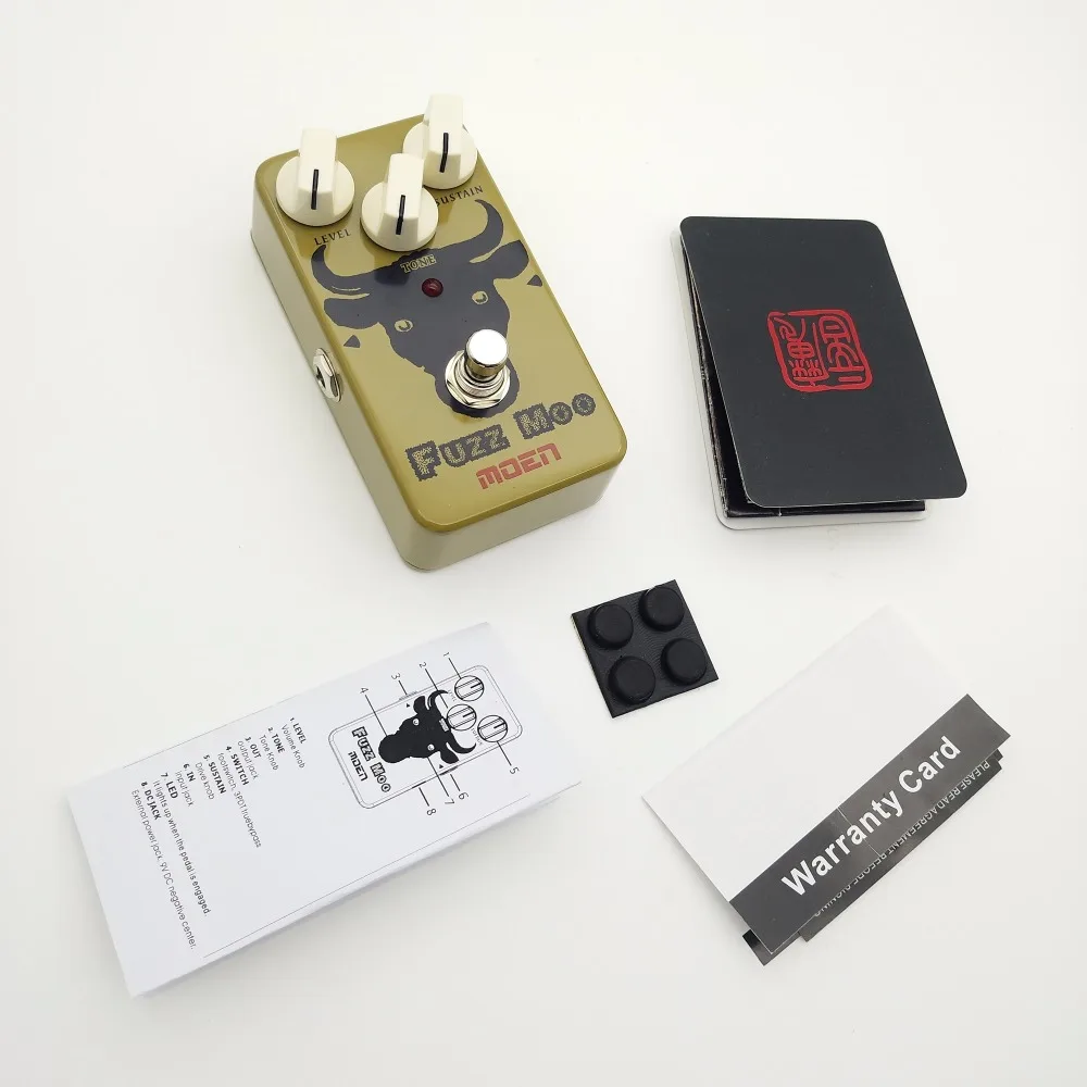 Moen Am-fm Fuzz Moo Fuzz Guitar Effect Pedal True Bypass Full Metal ...