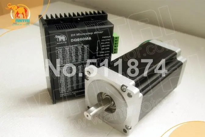New CNC! Wantai Nema 34 Stepper Motor WT86STH118 6004A 1232oz in+Driver ...