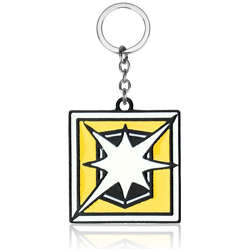 New Game Rainbow Six Siege Key Chain Metal Alloy Shield Key Ring Holder ...