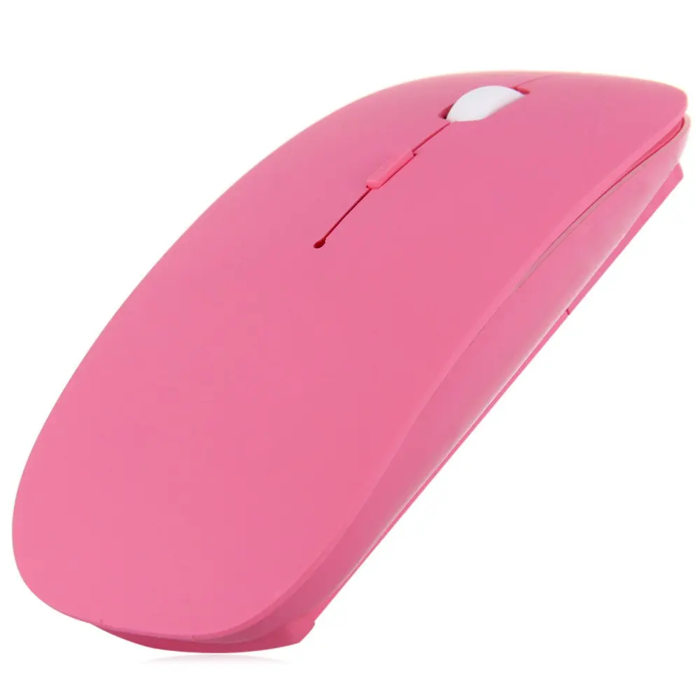 New Solid Pink E02 2.4GHz 10 Meter Wireless 10 Meter Optical Mouse with ...
