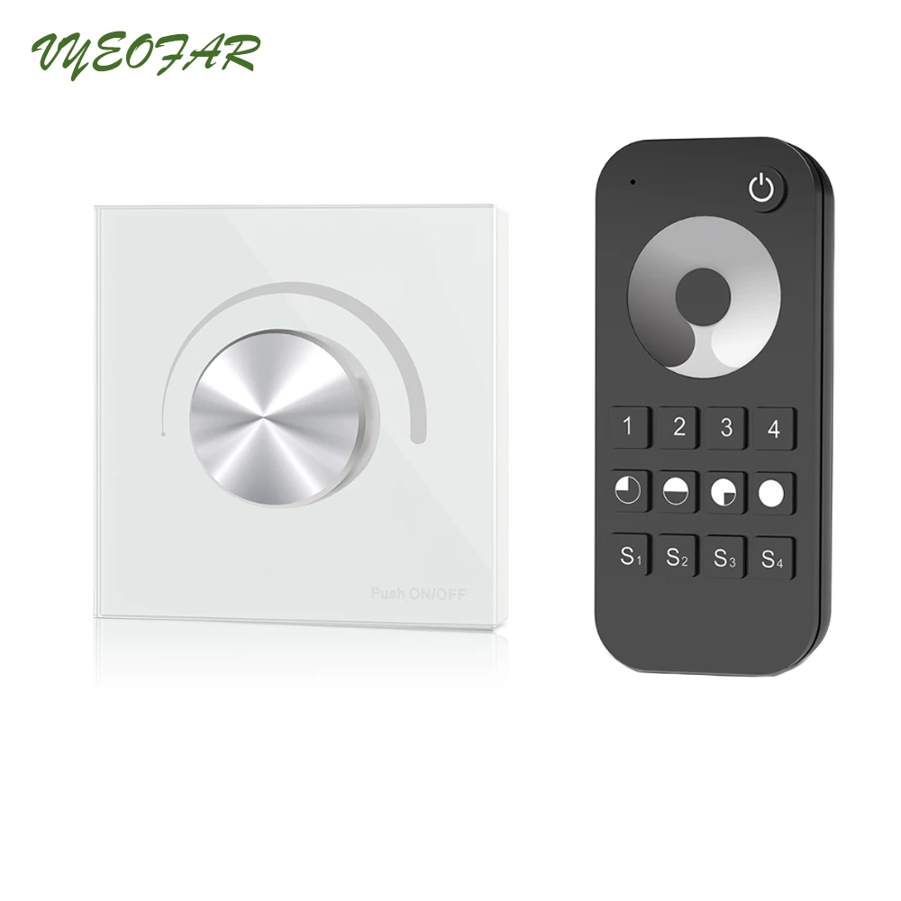 New Led Triac Dimmer AC 100V 240V Input Trailing Edge Wall Mount Rotary ...