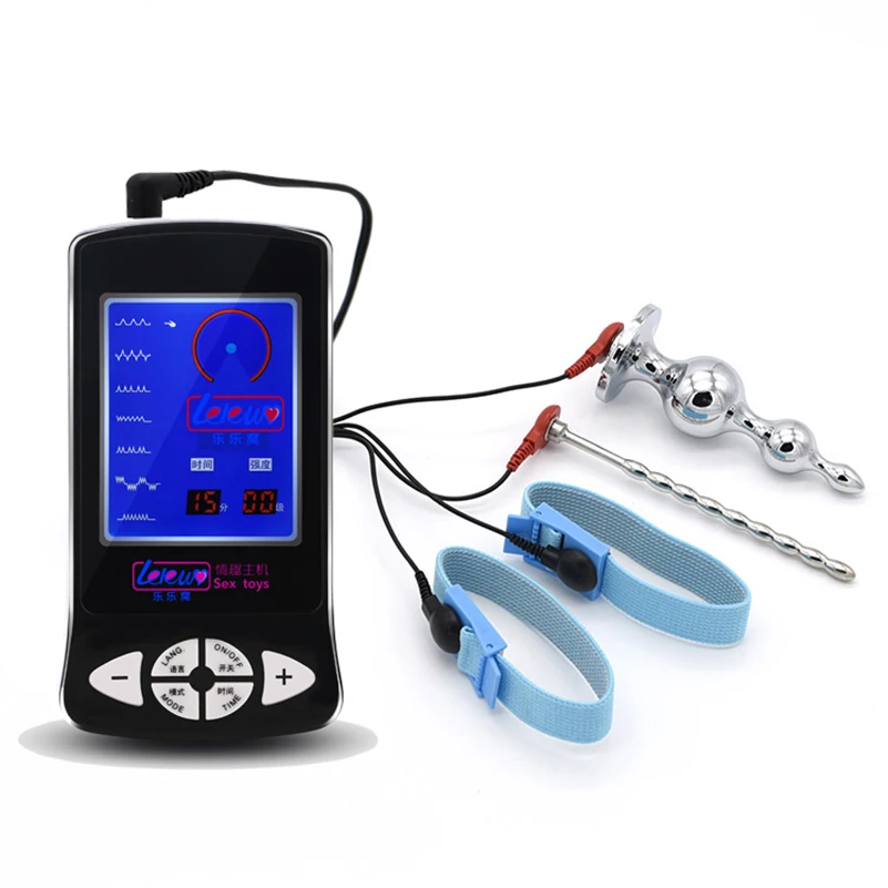 Electric Shock Anal Sex Toys Electrical Stimulation Penis Plug