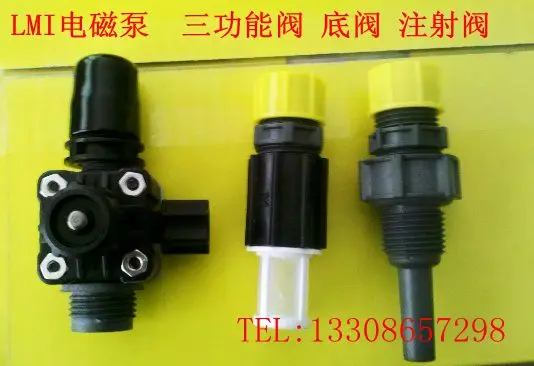 Cheap Lmi Milton Roy Pump Foot Valve Solenoid Injection Valve Three ...