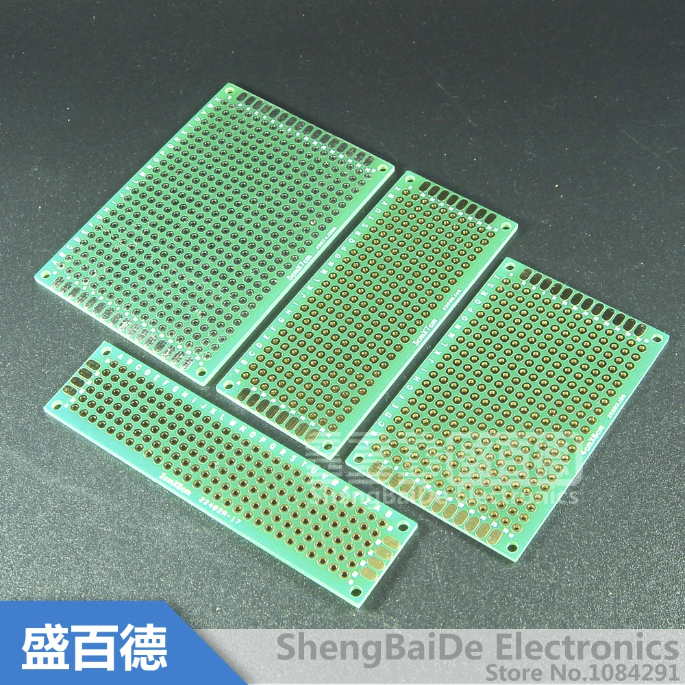 4pcs/lot 2x8 3x7 4x6 5x7 cm Double Side Copper Prototype Pcb Universal ...