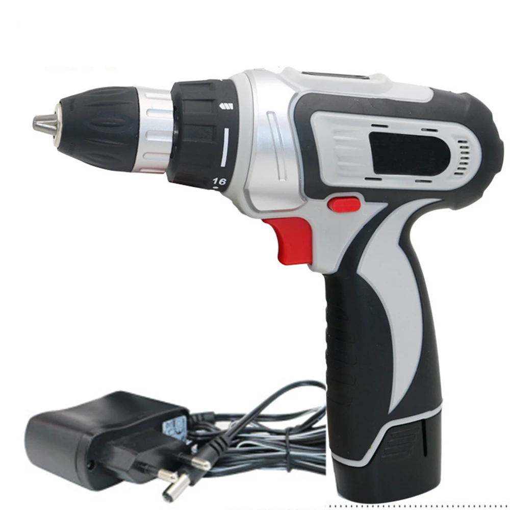 12v 18v Lithium Rechargeable Drill Multifunctional Household Hand Drill