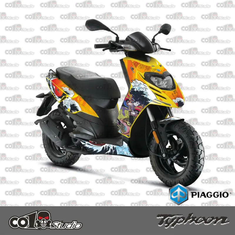 Scotter Ukiyoe Background 3m Graphics Decals Stickers Kit For Piaggio ...