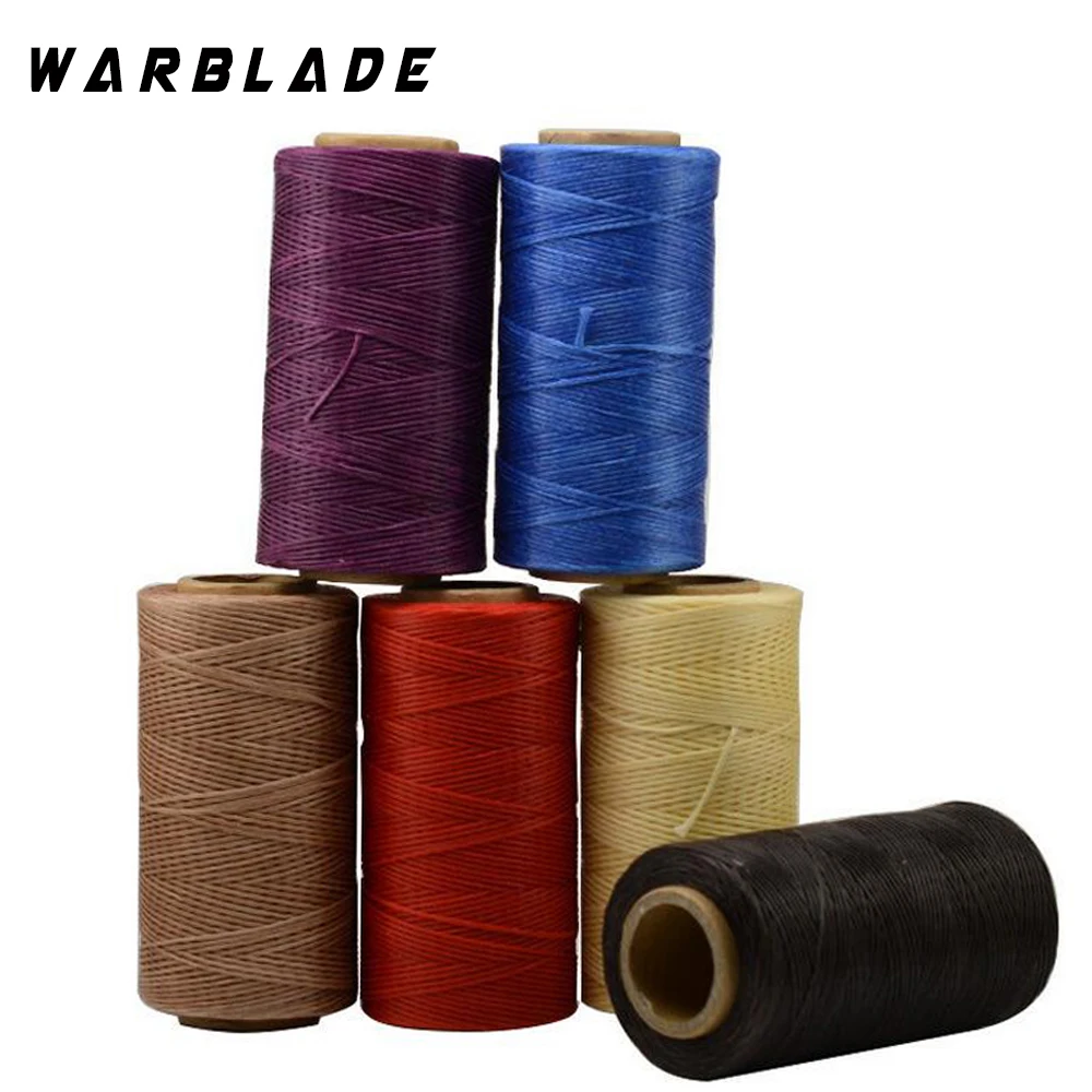 260m 1mm Waxed Cord Polyester Cotton Cord Leather Thread Sewing Threads ...