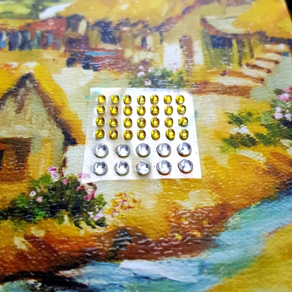 30 Sheet Mix Crystal Sticker Gemstone Self-adhesive Scrapbook Accessory ...