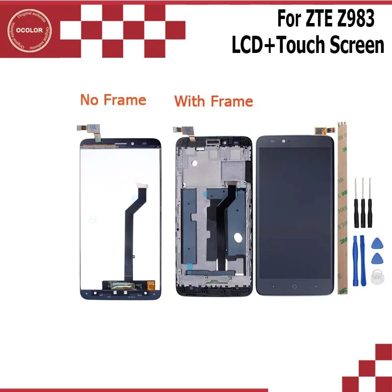 ocolor For ZTE Blade X Max Z983 LCD Display And Touch Screen6.0 Inch Mobile Phone Accessories ...