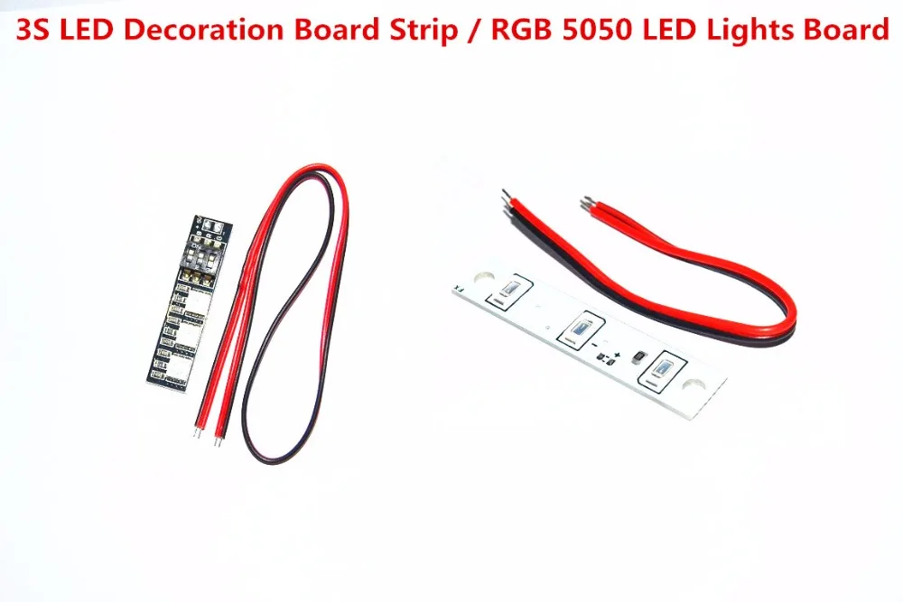 Tablero de luces LED RGB 5050 para cuadricóptero FPV, 7 colores, 5V ...