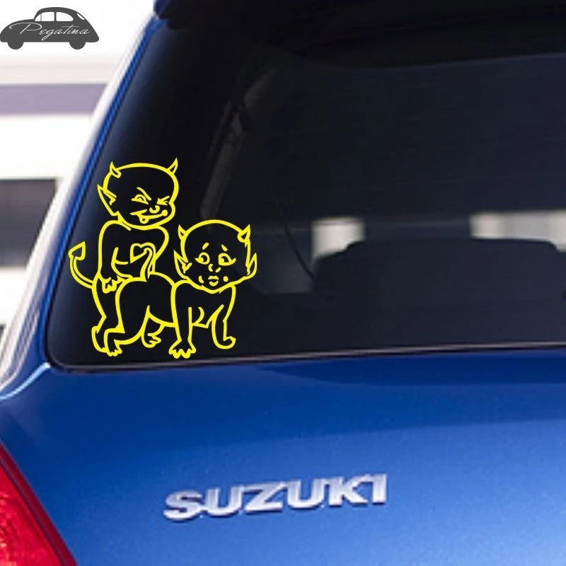 Pegatina Little Devil Decal Beauty Sex Funny Car Sticker Window Humor Bumper Motorcycle Car