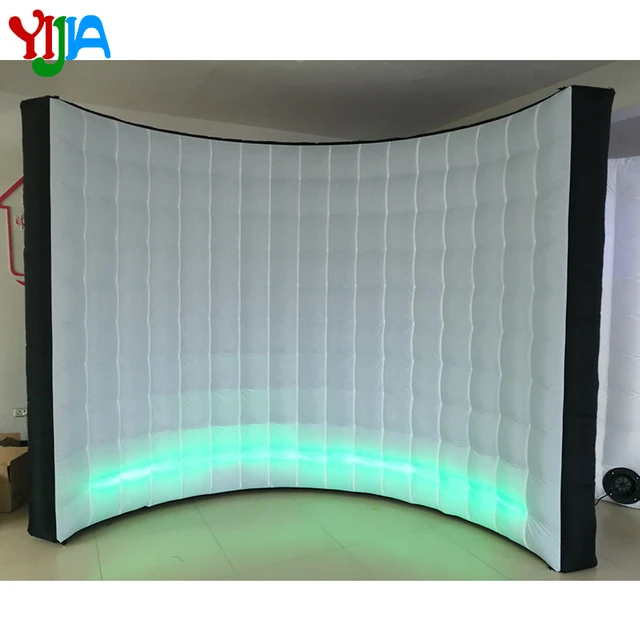 Wedding, party backdrop 10ft*8ft inflatable LED wall white color ...