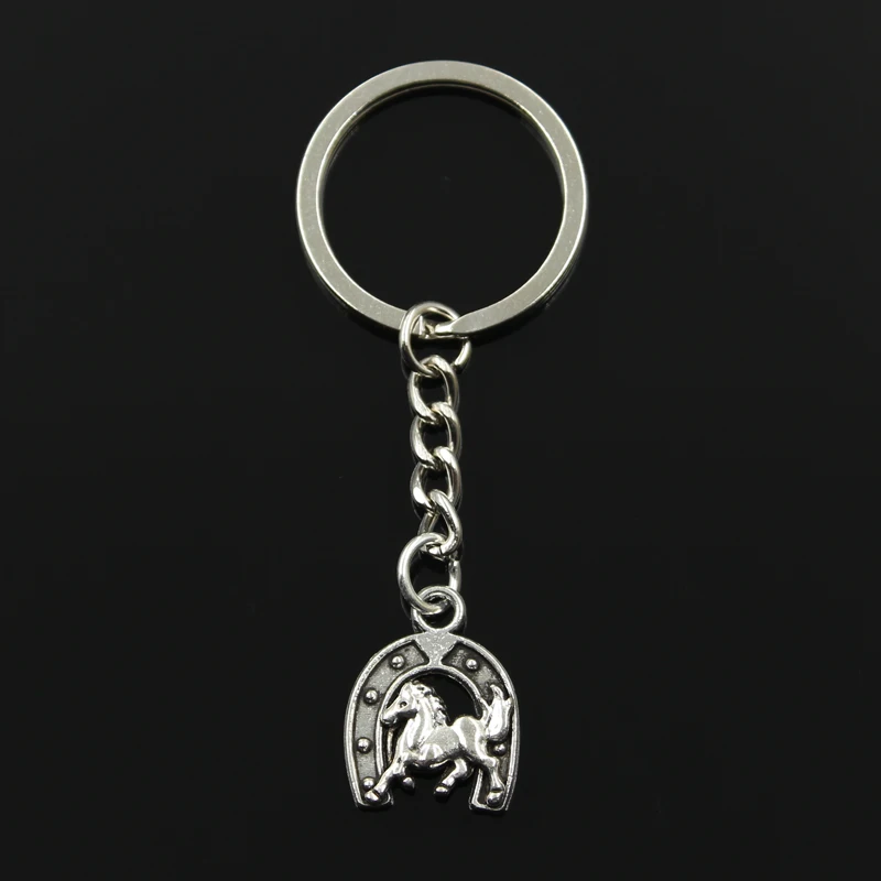 Keychain 23x18mm Horse Horseshoe Pendants Diy Men Jewelry Car Key Chain ...