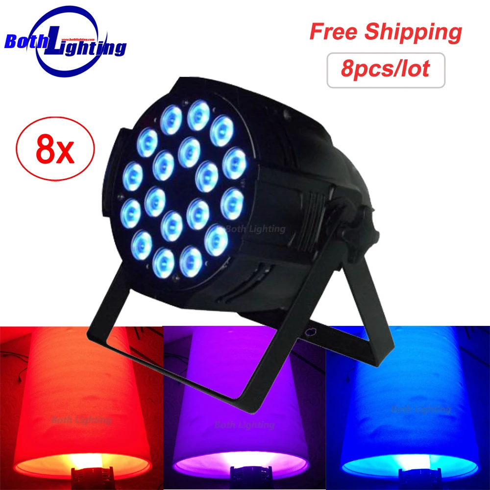 Profissional Equipamento de Palco DJ Discoteca Luzes 18*18 W 6 em 1 Cor ...