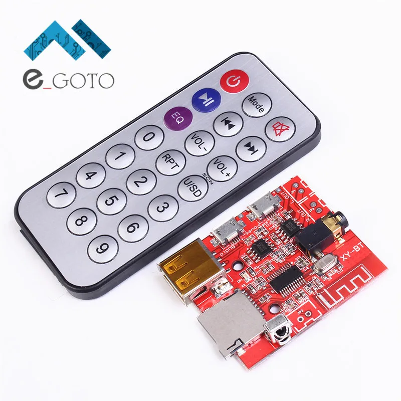 3.7 5V Bluetooth 4.1 3W MP3 Decoder Audio WAV APE FLAC Module Receiver ...