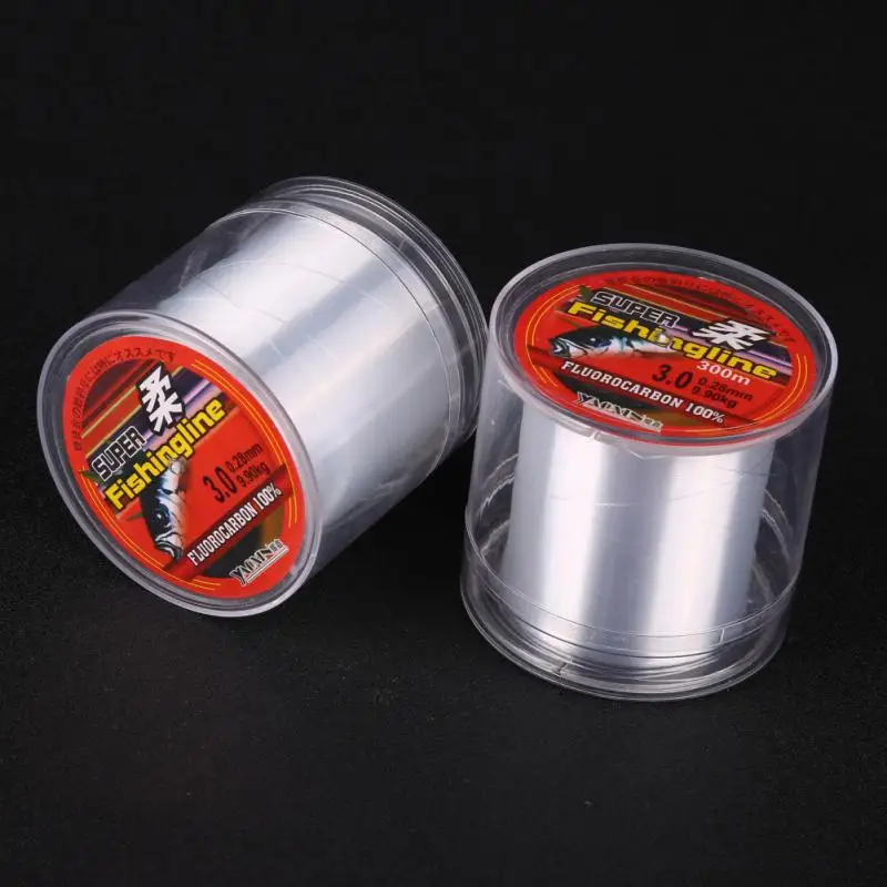 Fishing Line 100/150/200/300/500M Super Strong 100% transparent Nylon ...