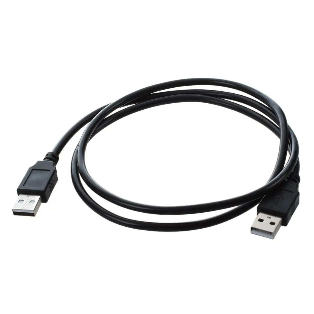1m High Speed USB 2.0 Shielded A Male to A Male Cable Lead Black|usb ...