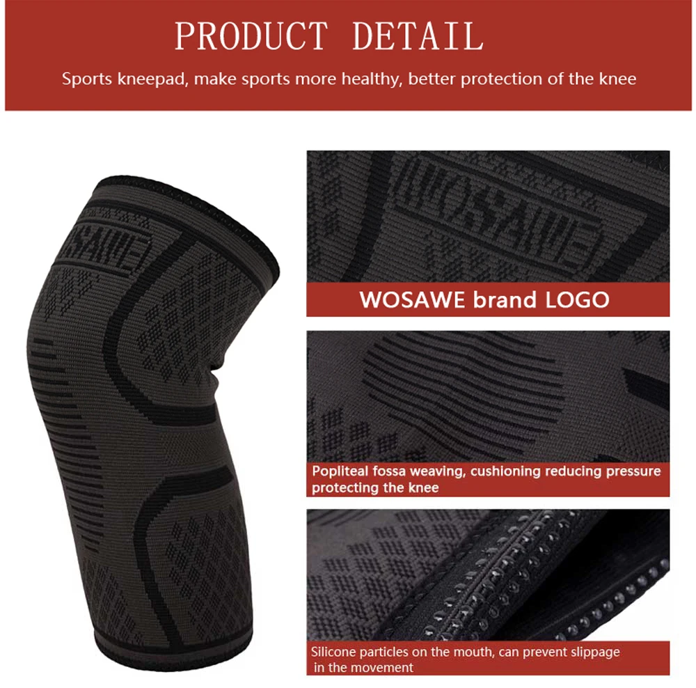WOSAWE Нескользящие силиконовые наколенники поддерживающие ...
