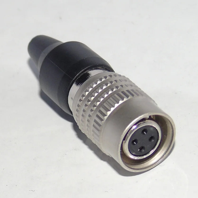 High quality Mini XLR 4-Pin female connector with mini quick locking ...