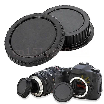 10set Camera Body cap + Rear Lens Cap Hood Protector for 1000D 500D ...