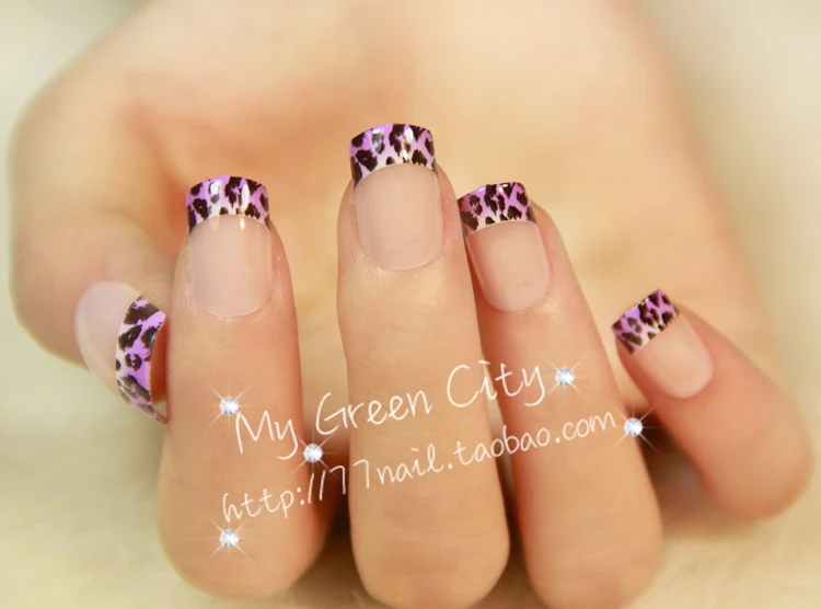 Cheetah Print Toe Nails
