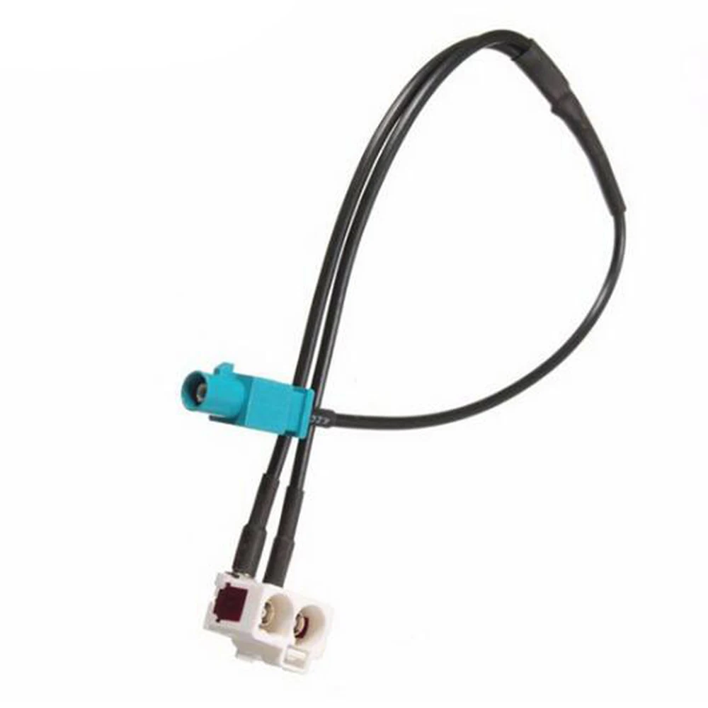 라디오 어댑터 안테나 오디오 케이블, Fakra 2 암 안테나 어댑터, VW 스코다용|에어리얼| - AliExpress