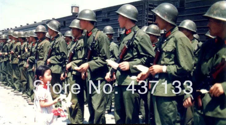 classic 80 New Chinese Army style Type Green Hat GK80 Steel Tactical ...