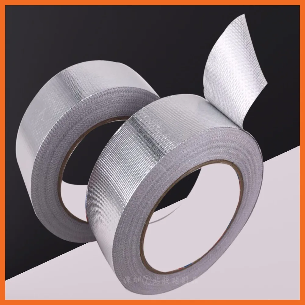 2-Roll-35-Mm-X-25-M-Perisai-Perekat-Serat-Kaca-Aluminium-Foil-Duct-Tape ...