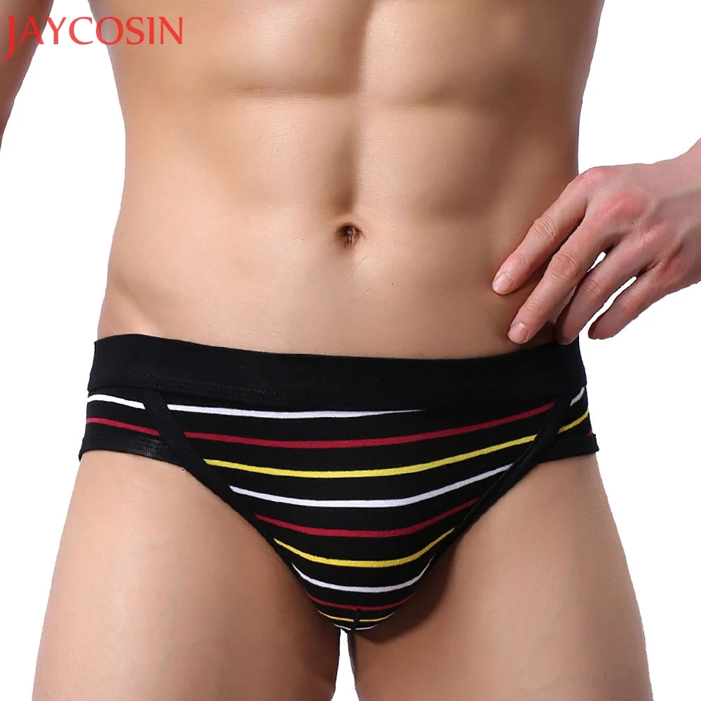 Buy Sexy Lingerie Men Elastic Underwear Male Striped