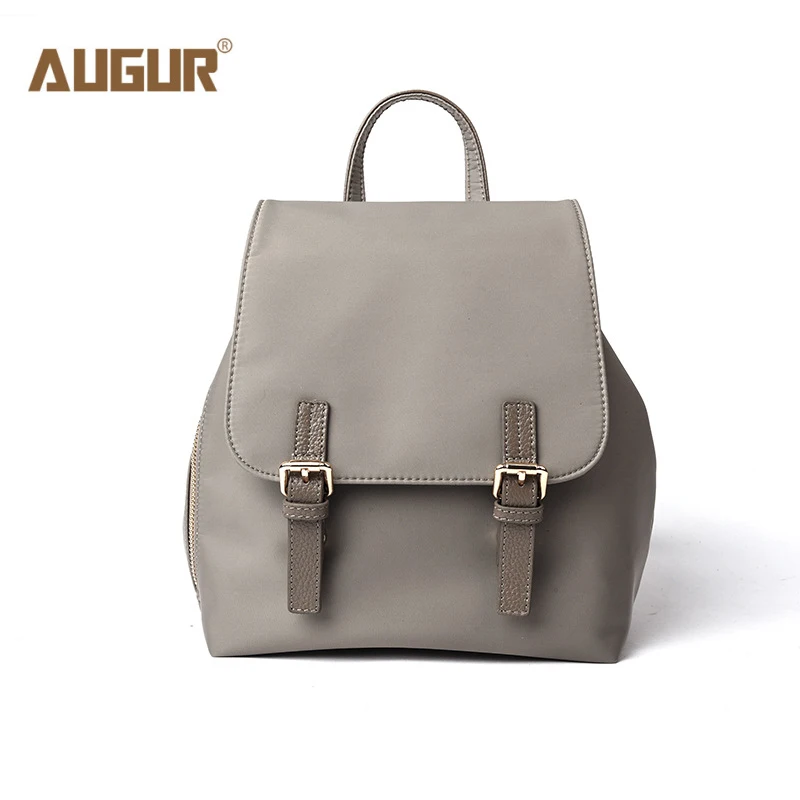 AUGUR 2017 New Fashion Korean Style Backpack Women Solid Oxford ...