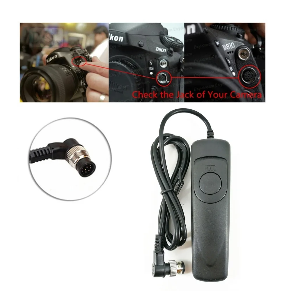 Cable de liberación de obturador para Nikon, mando a distancia para ...