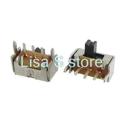 50pcs Panel Pcb 3 Pin 2 Position 1p2t Spdt Mini Slide Switch Side Knob 0.5a 50v Dc Sk12d07-vg2/3 ...