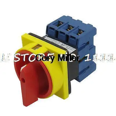 600v 63a Ac 2 Position Rotary Cam 6 Terminals Universal Combination ...