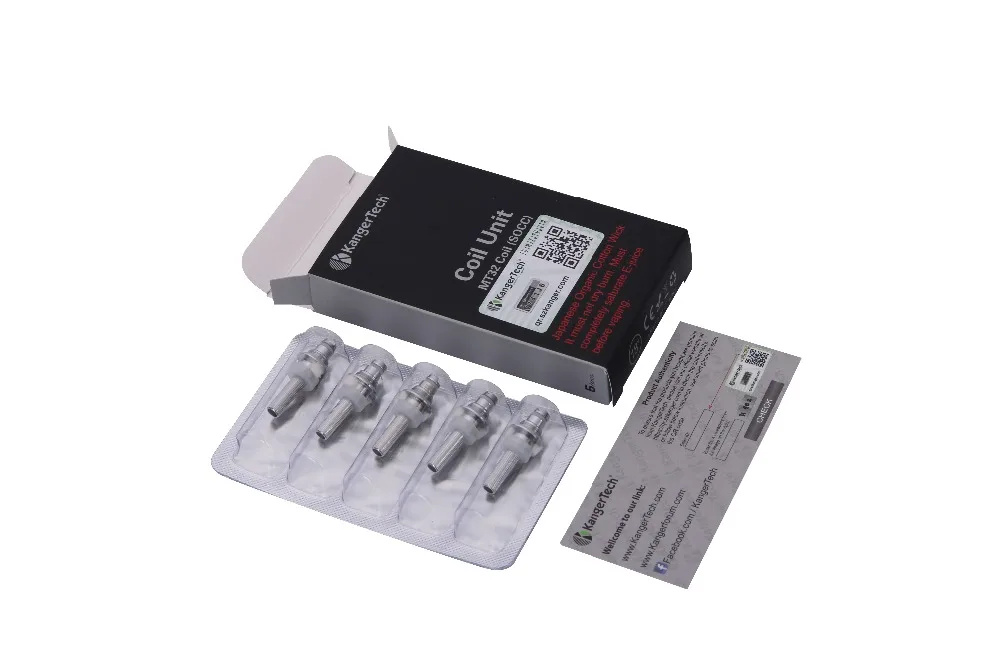 5pc/lot Kanger MT32 SOCC Coil Unit Kangertech Organic Cotton Coil Unit ...