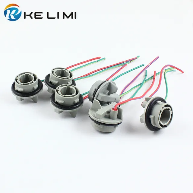 1157 Bulb Socket 10 PCS Heavy Duty Metal Wiring Harness Sockets - Pre ...