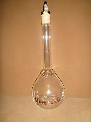 1000ml,20c,clear Volumetric Flask,measuring Flask,graduated Flask,lab ...