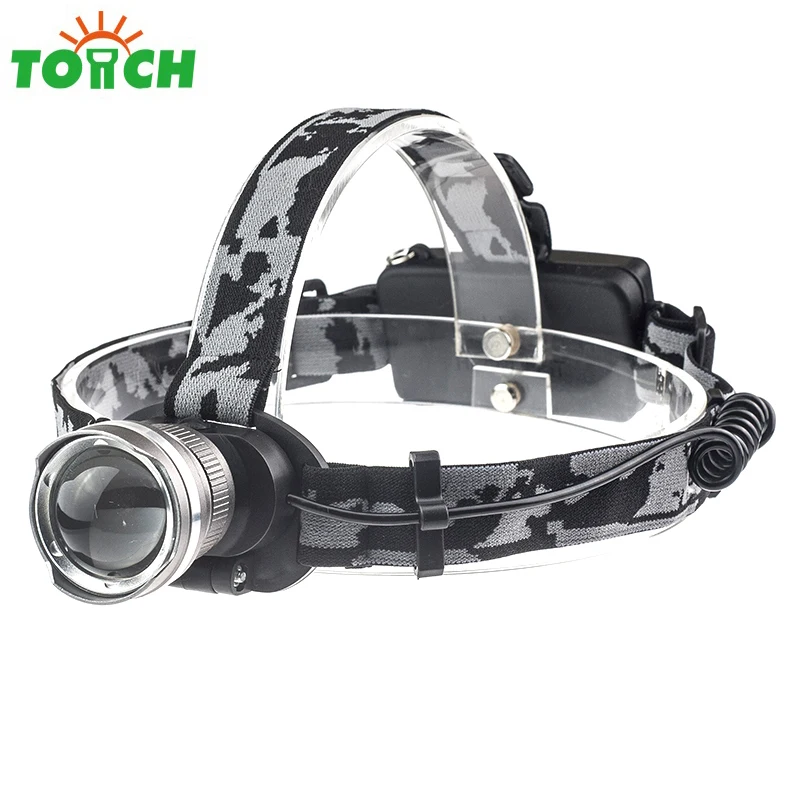 Powerful Led Rechargeable Headlamp Cree T6 Telescopic Focus Head ...