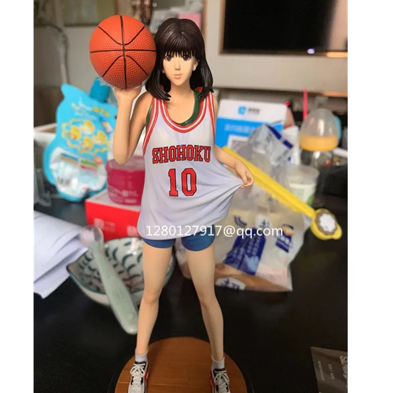 9'' Statue SLAM DUNK Akagi Haruko Full-Length Portrait 1/8 Shohoku GK ...