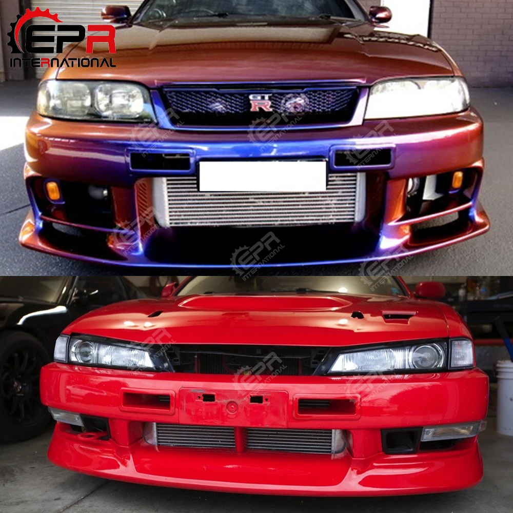 For Nissan Skyline R33 FRP Glass Fiber Bumper Vents Nismo N1 Front Cold ...