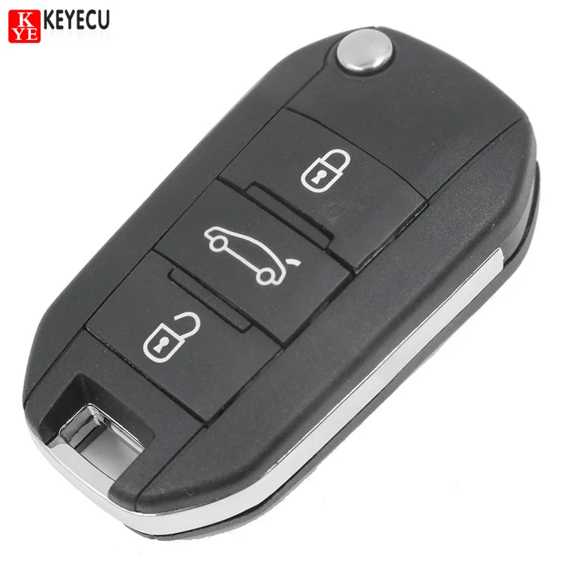 KEYECU-New-Remote-Key-Fob-3-Button-433MHz-With-ID46-Chip-Inside-for ...